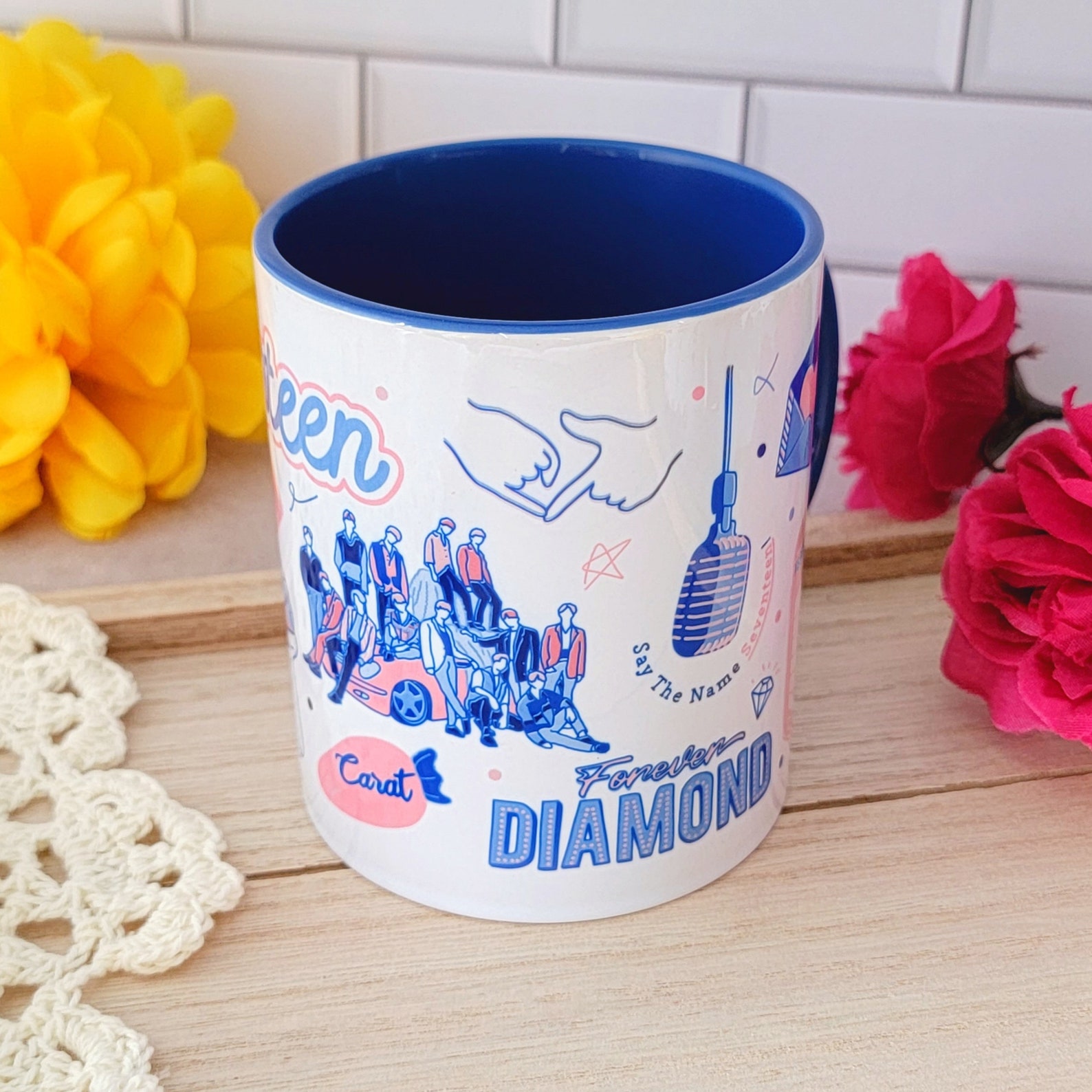 Seventeen Mug - Stan Them (wave 3) // Made to Order - Etsy