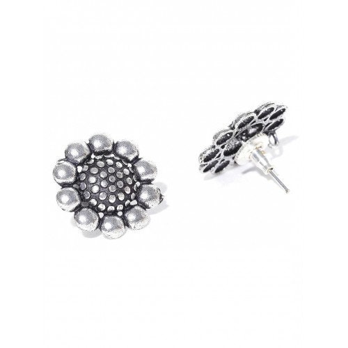 Oxidized Silver Plated Handmade Best Quality Light Weight Stud | Etsy