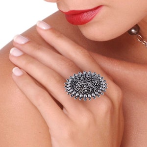 Bollywood Oxidized Silver Plated Light Weight Indian Traditional ...