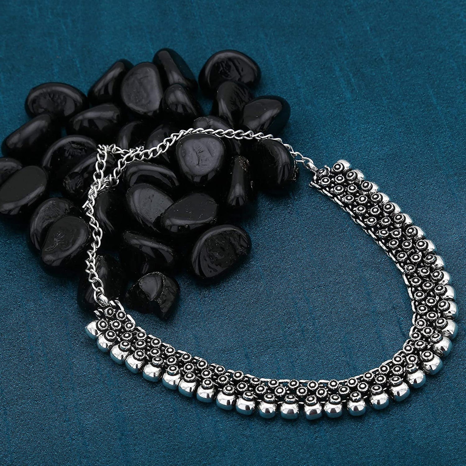 Bollywood Oxidized Silver Plated Handmade Designer Jewellery | Etsy