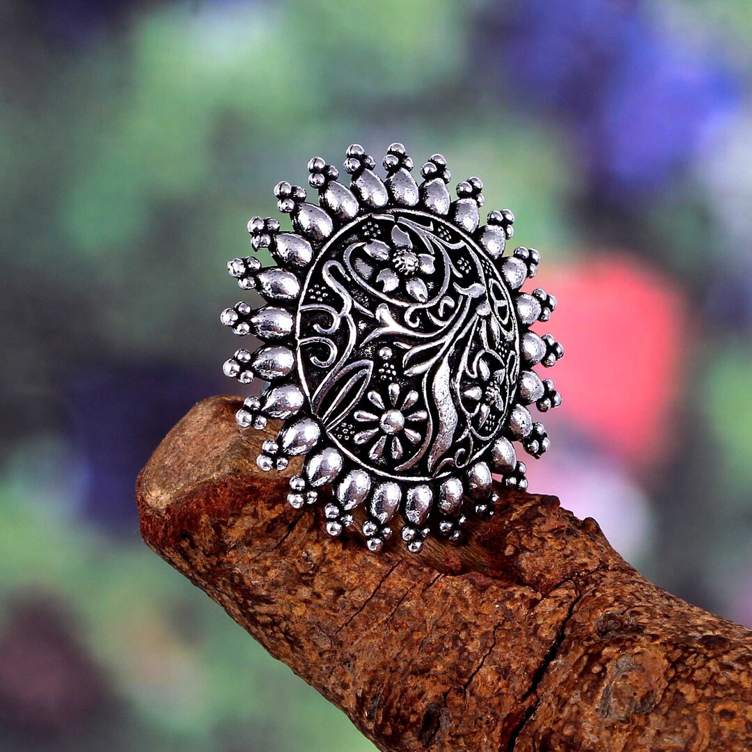 Bollywood Oxidized Silver Plated Light Weight Indian Traditional ...