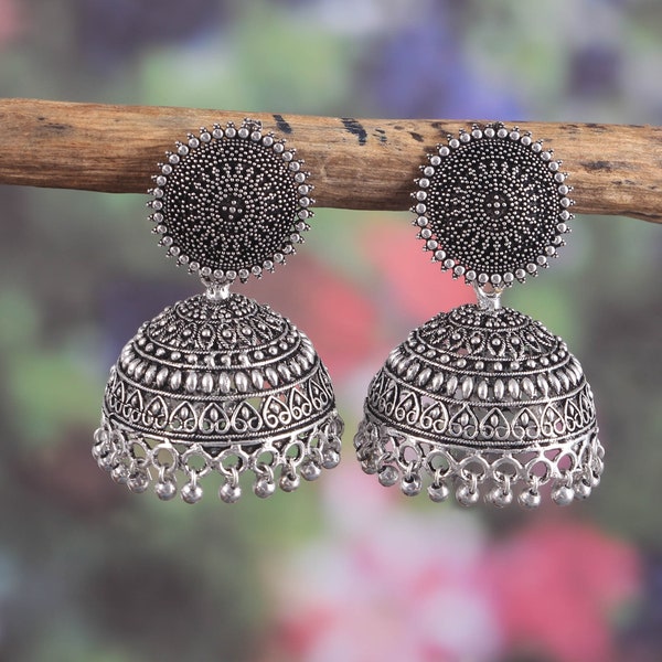 Jhumka Earrings - Etsy