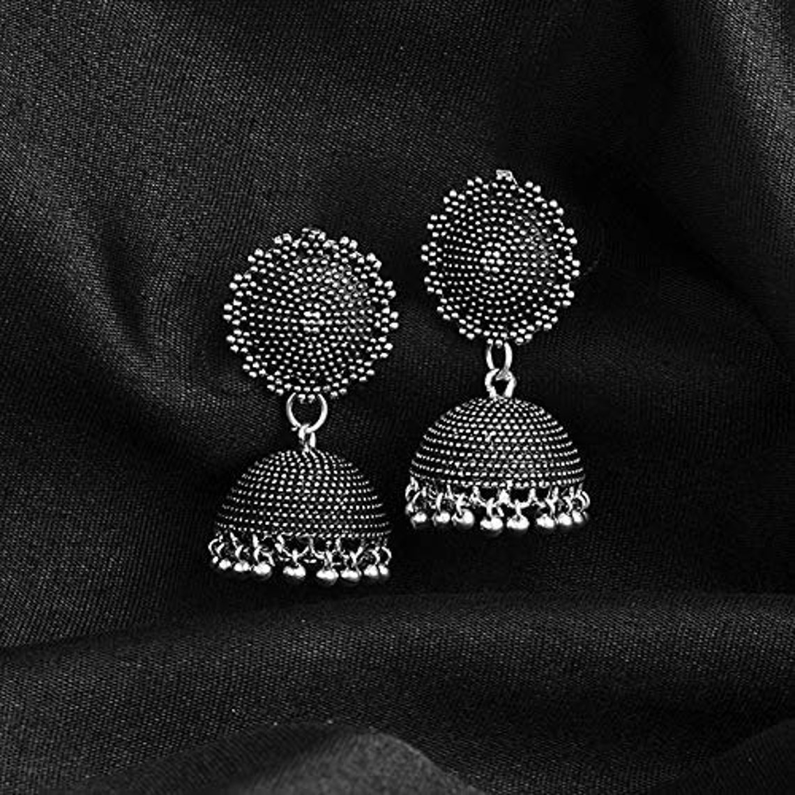 Oxidized Silver Plated Handmade Party Wear Pendant Necklace - Etsy