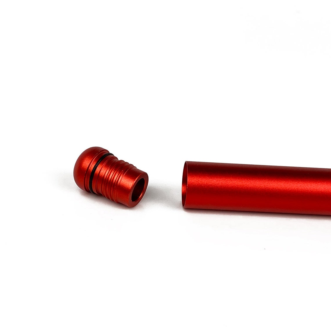 LUX Brand Pre-roll J-case Cone Storage Container | Red Aluminum Odor ...