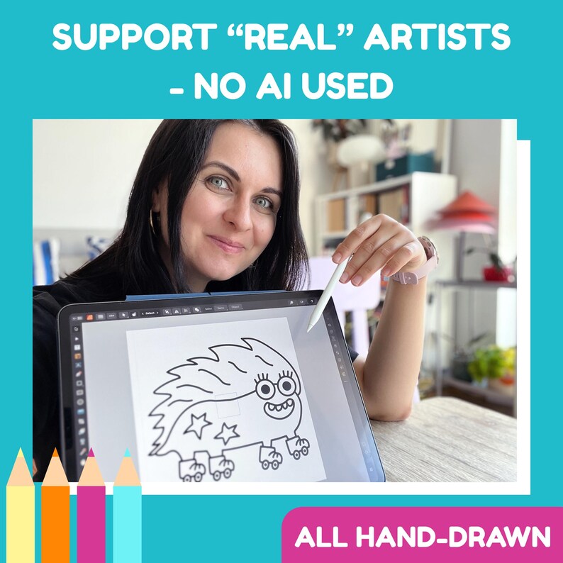 40 Monsters Coloring Pages for Kids, Toddlers, Preschoolers, Homeschool ...