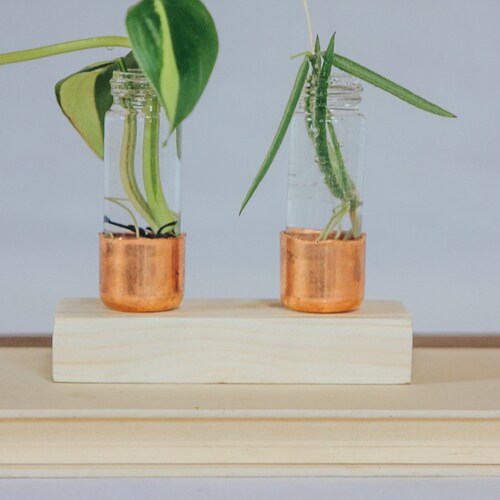 Copper Propagation Station Vessel Flower Vase | Etsy