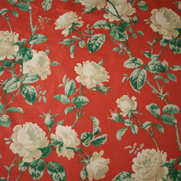 Floral Chintz Fabric - Etsy