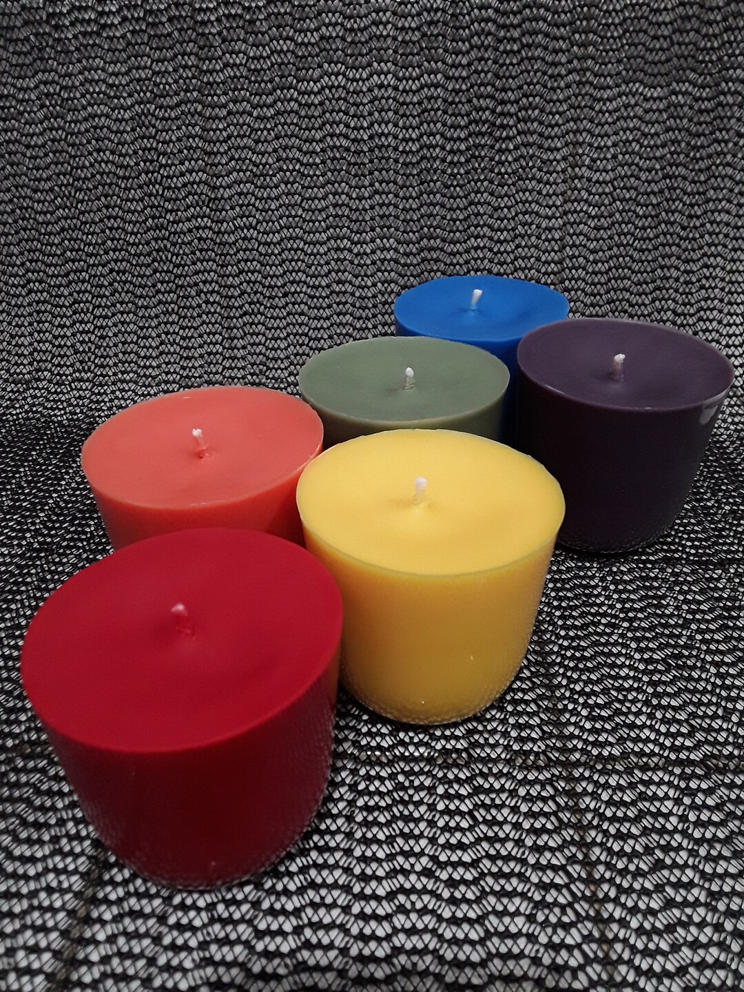 Rainbow Candle Votive Set - Colored - Custom - Gift - Scent - Decor ...