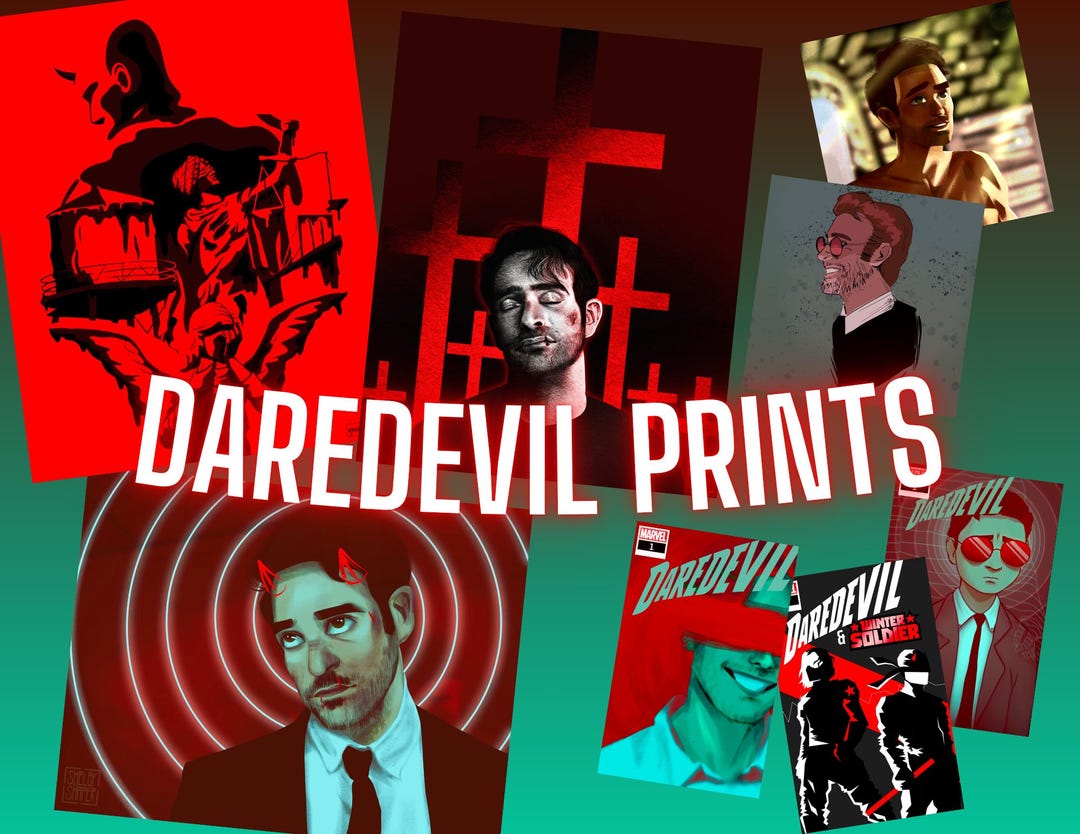 Daredevil Matt Murdock Inspired Art Prints - Etsy