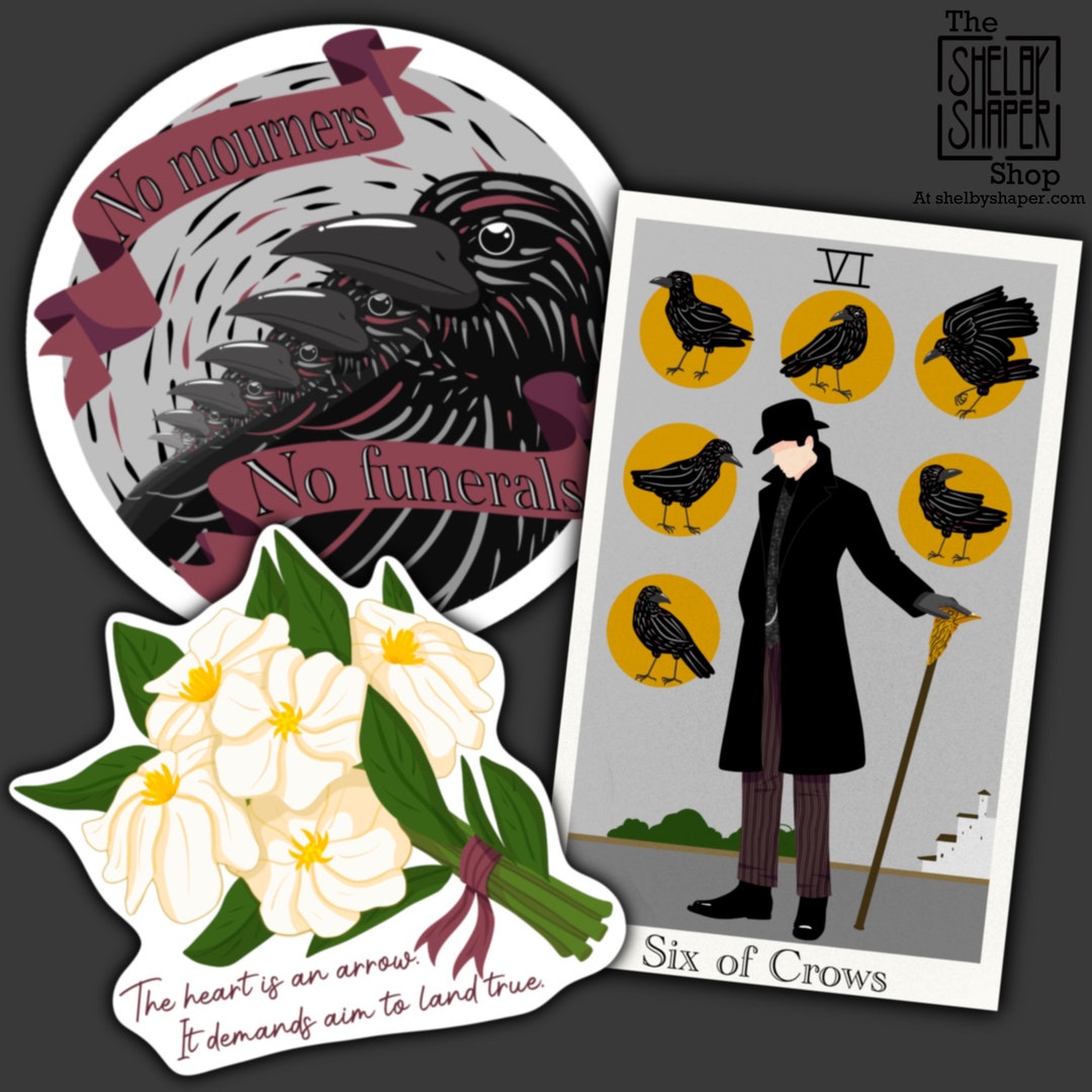 The Six of Crows Book Stickers - Booktok - Fantasy - Leigh Bardugo - Etsy
