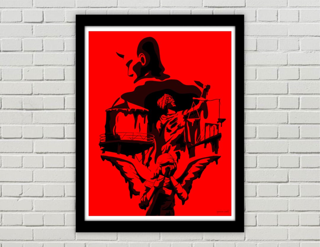 Daredevil Title Sequence Art Print 8.5 X 11 - Etsy