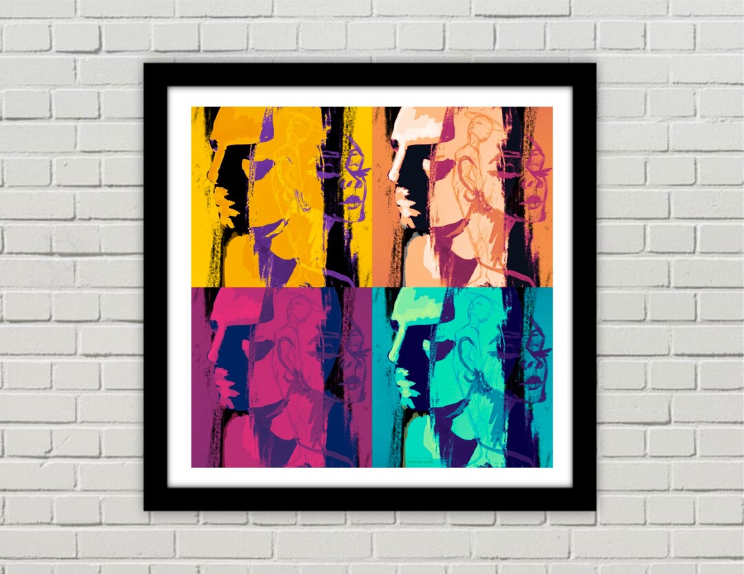 Print Block Collage Art Print 8.5 X 11 - Etsy