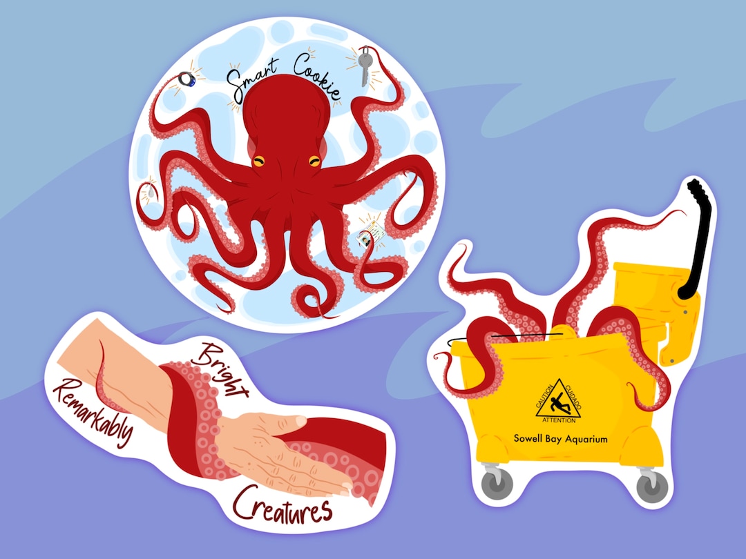 Remarkably Bright Creatures Inspired Stickers - Booktok - Modern ...