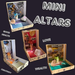 Mini Altar Kits - Witches Altars - Manifestation Boxes - Etsy