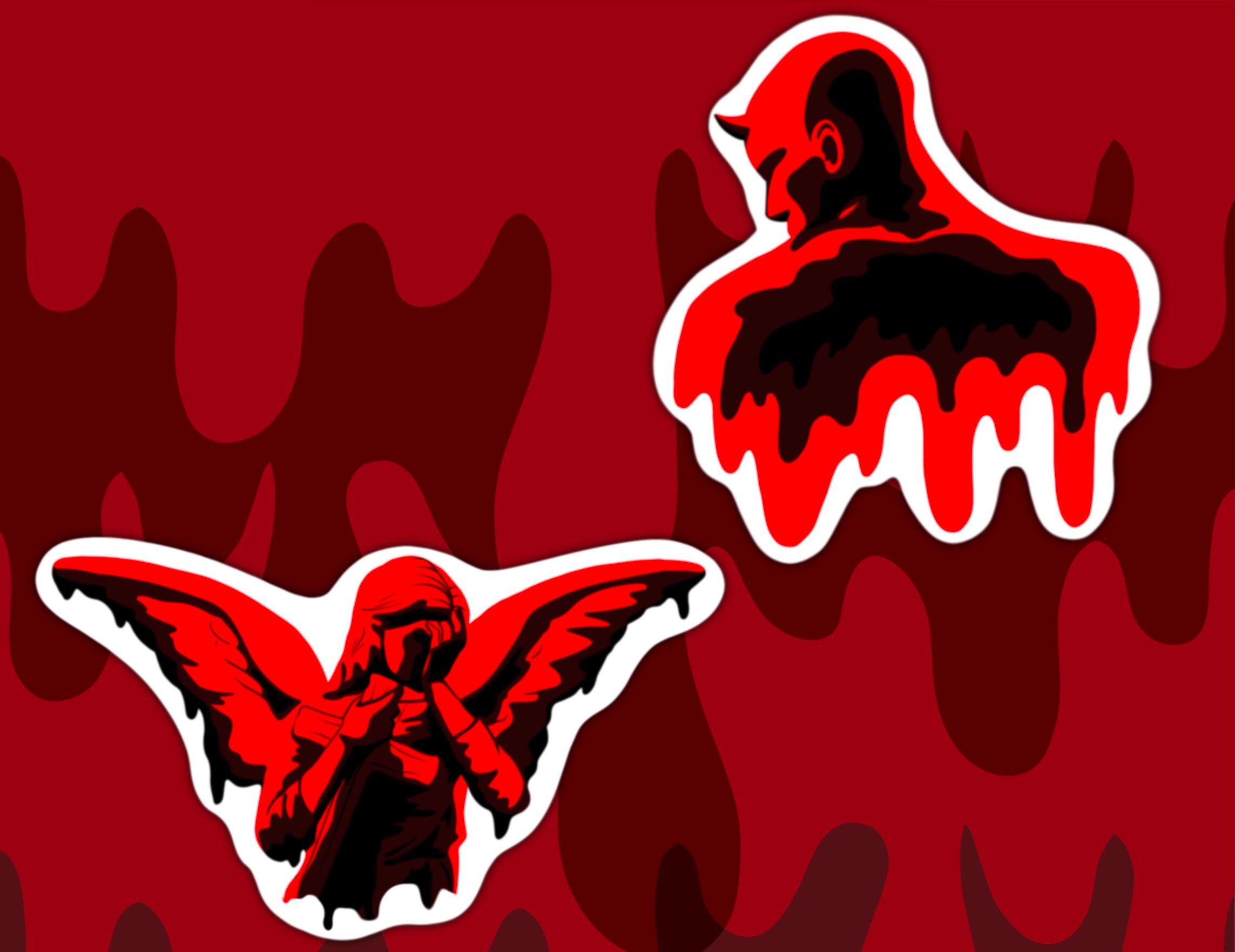 Daredevil Title Sticker Set | Etsy