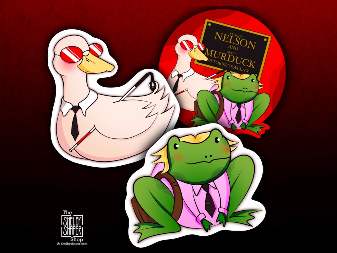 Daredevil Froggy Nelson and Matt Murduck Stickers - Etsy