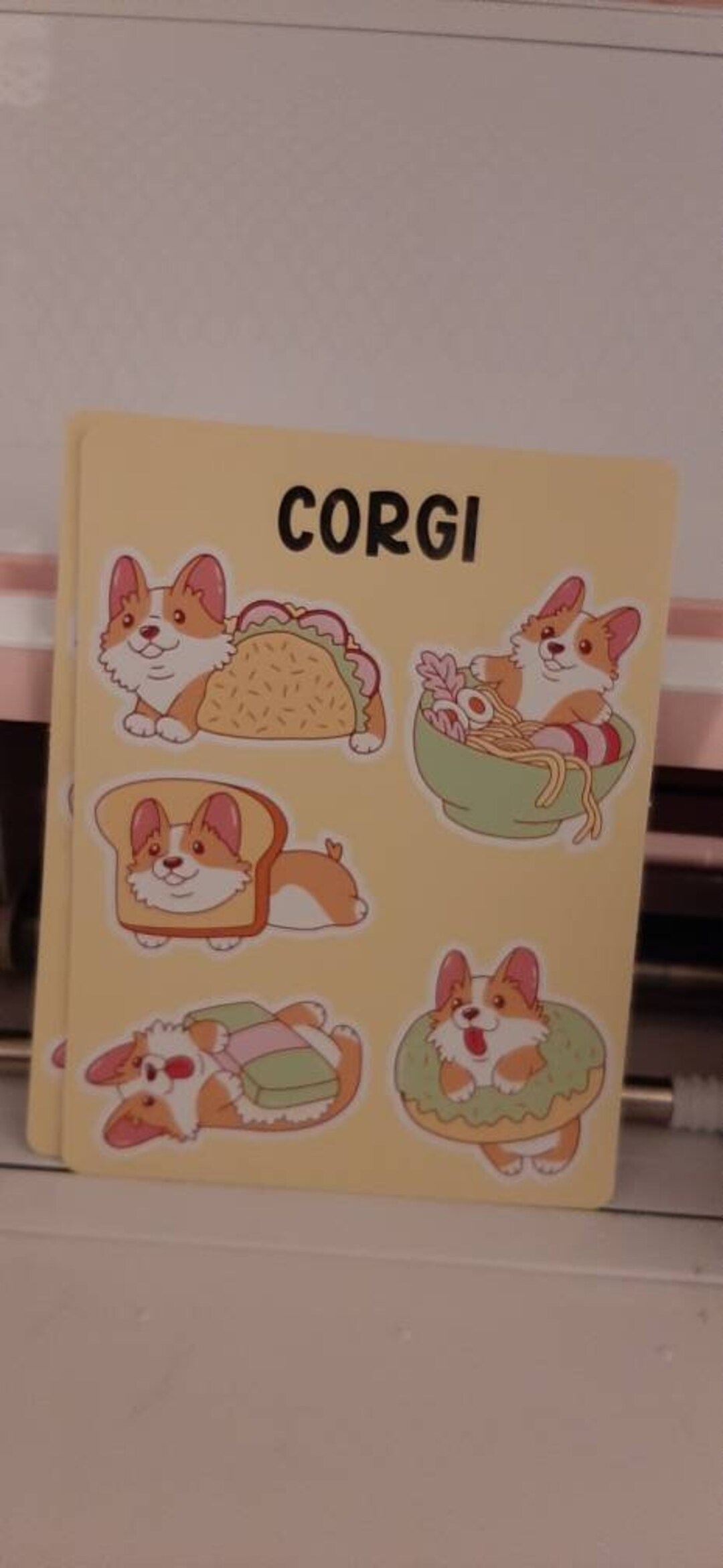 Adorable Corgi Sticker Sheet Bullet Journal Sticker, Scrapbook Stickers ...