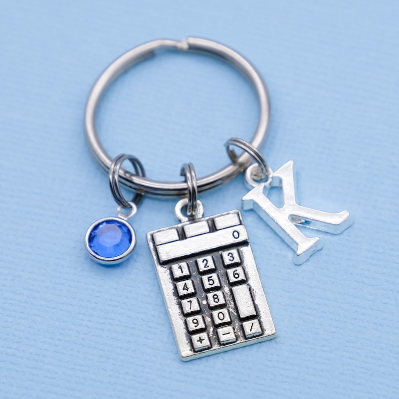 Calculator Keychain - Etsy