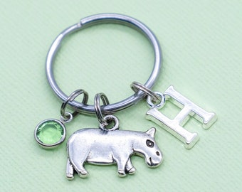 Hippo Key Ring - Etsy