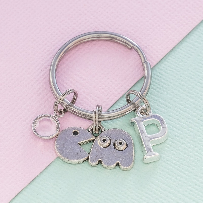 Pacman Keychain - Etsy