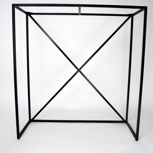 Metal Console Base, Console Legs, Steel Console, Table Base, Industrial ...