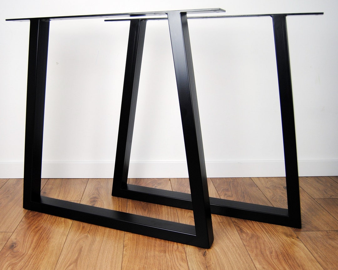 Trapezoid Steel Table Base 71x71 Cm , 28" WIDE X28" HIGH Powder Coated ...