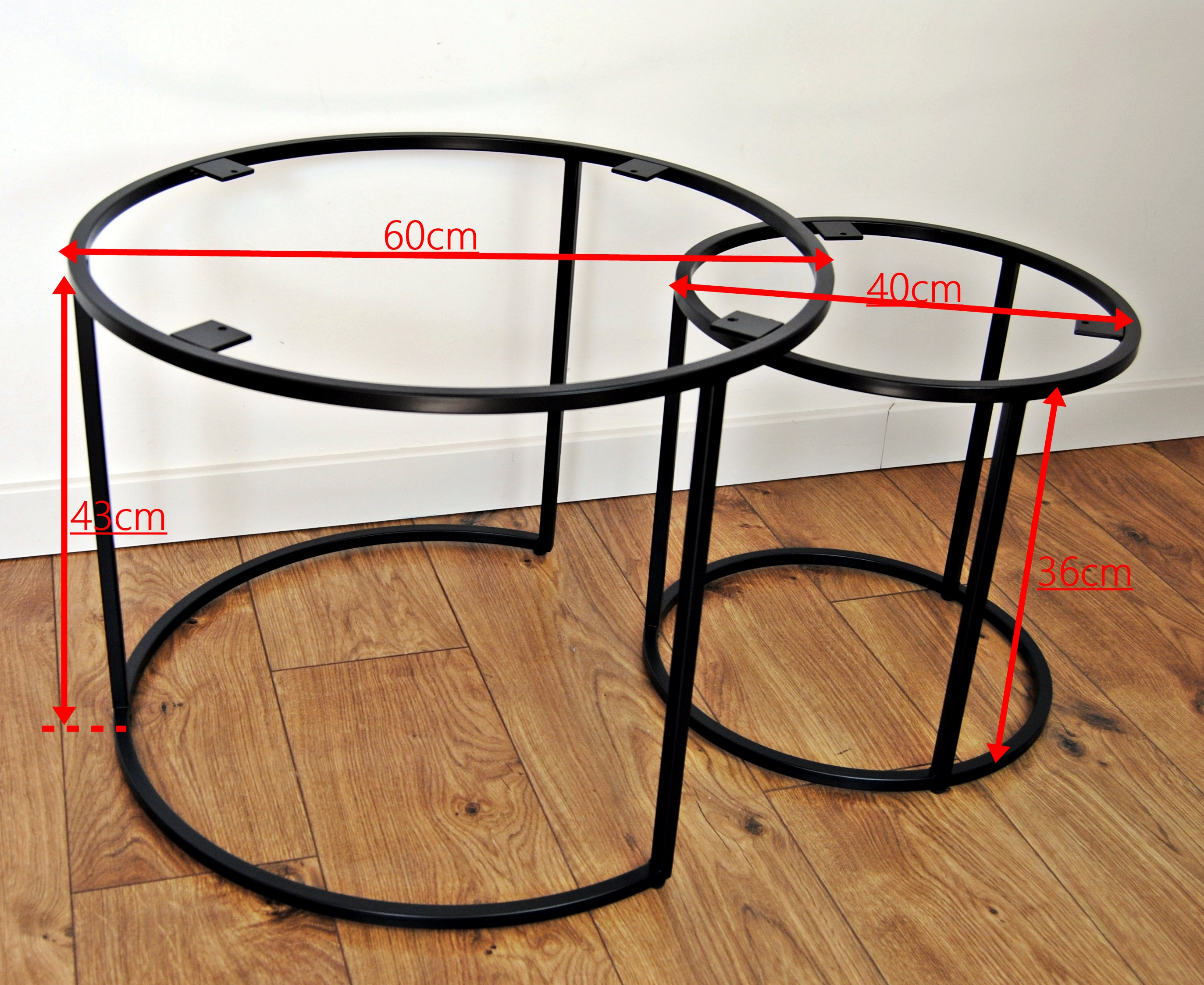 Set of 2 Coffee Table Base Modern Table Base Steel Table - Etsy