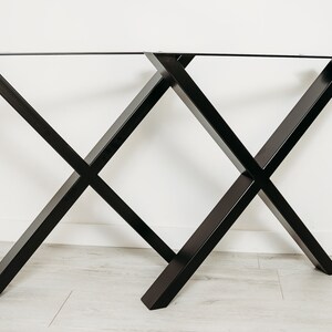 X-shape Dining Table Legs , Table Legs, Metal Table Legs, Industrial ...