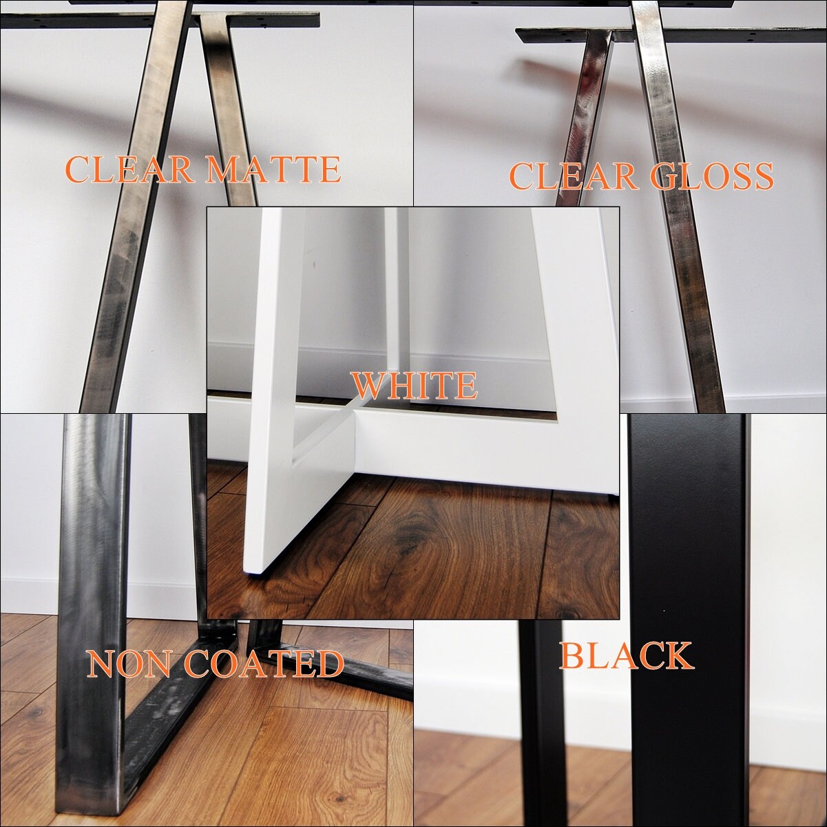 STRONG Steel Table Legs 70x72 Cm 2755 WIDE X 28 | Etsy