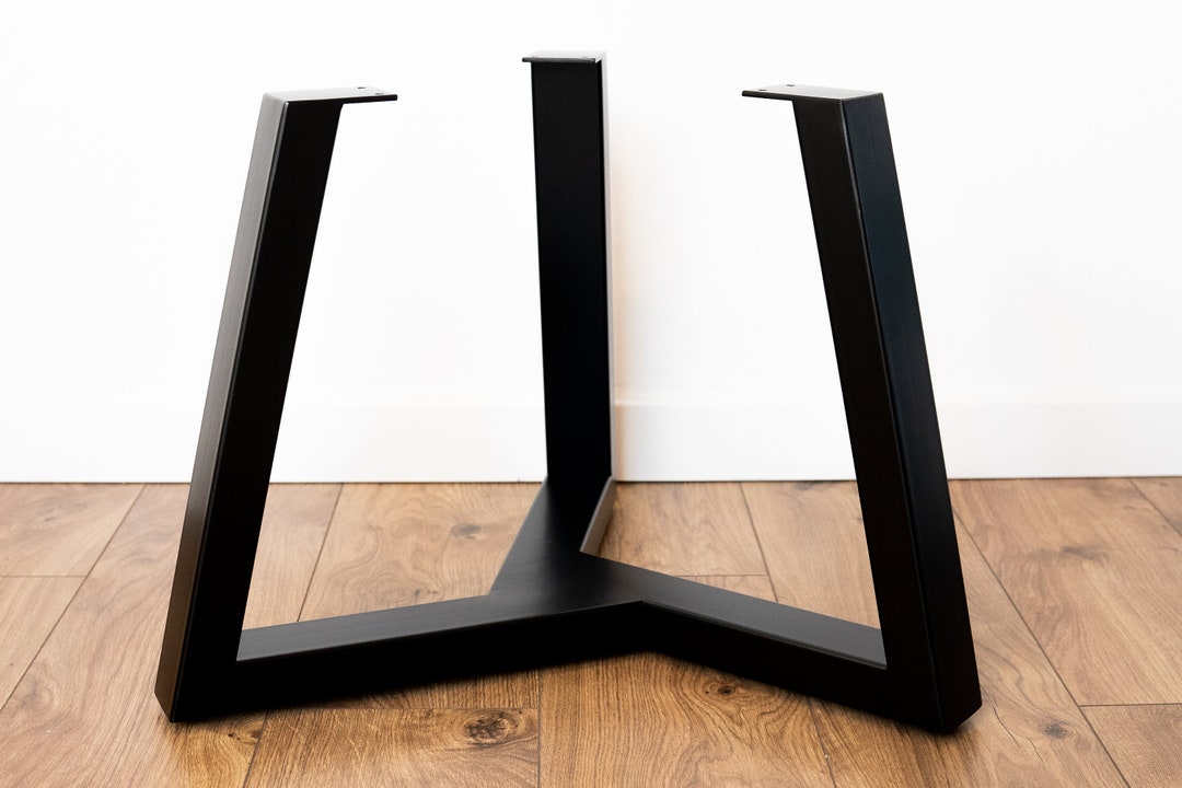Black Color Metal Coffee Table Legs, Modern Table Base, Steel Table ...