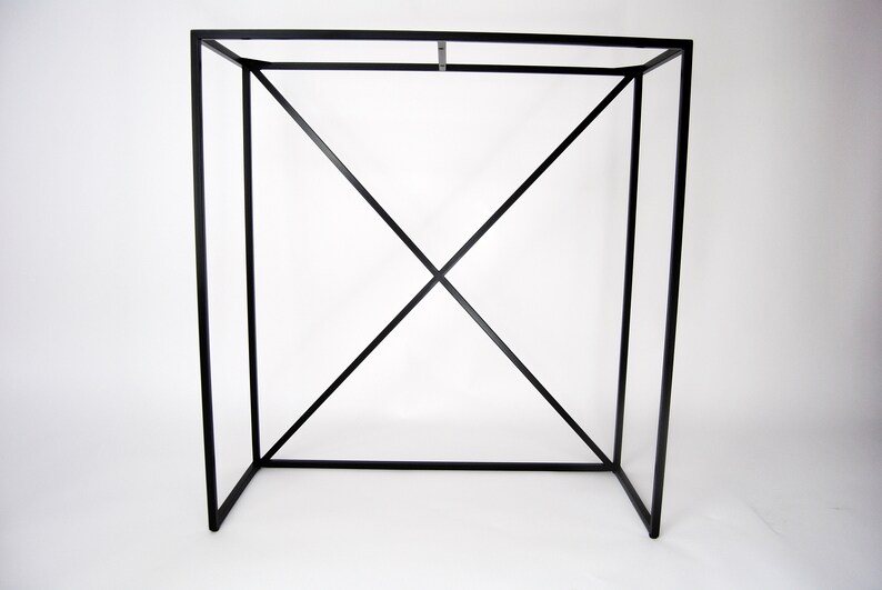 Metal Console Base, Console Legs, Steel Console, Table Base, Industrial ...