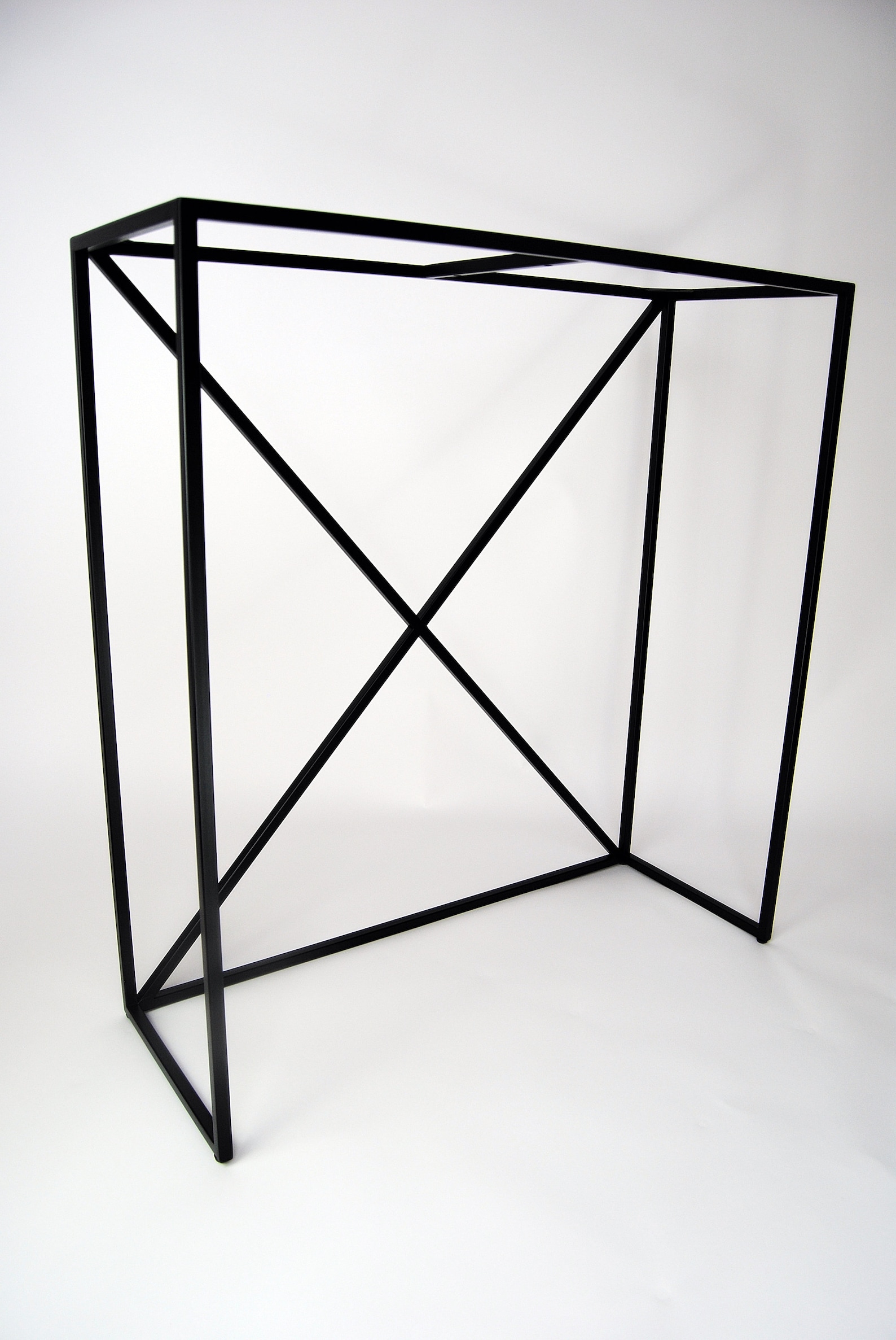 Metal Console Base, Console Legs, Steel Console, Table Base, Industrial ...