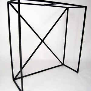 Metal Console Base, Console Legs, Steel Console, Table Base, Industrial ...