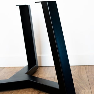 Black Color Metal Coffee Table Legs, Modern Table Base, Steel Table ...