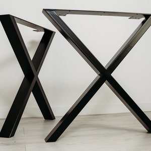X-shape Dining Table Legs , Table Legs, Metal Table Legs, Industrial ...