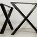 X-shape Dining Table Legs , Table Legs, Metal Table Legs, Industrial ...