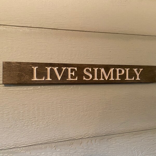 Live Simply Art - Etsy