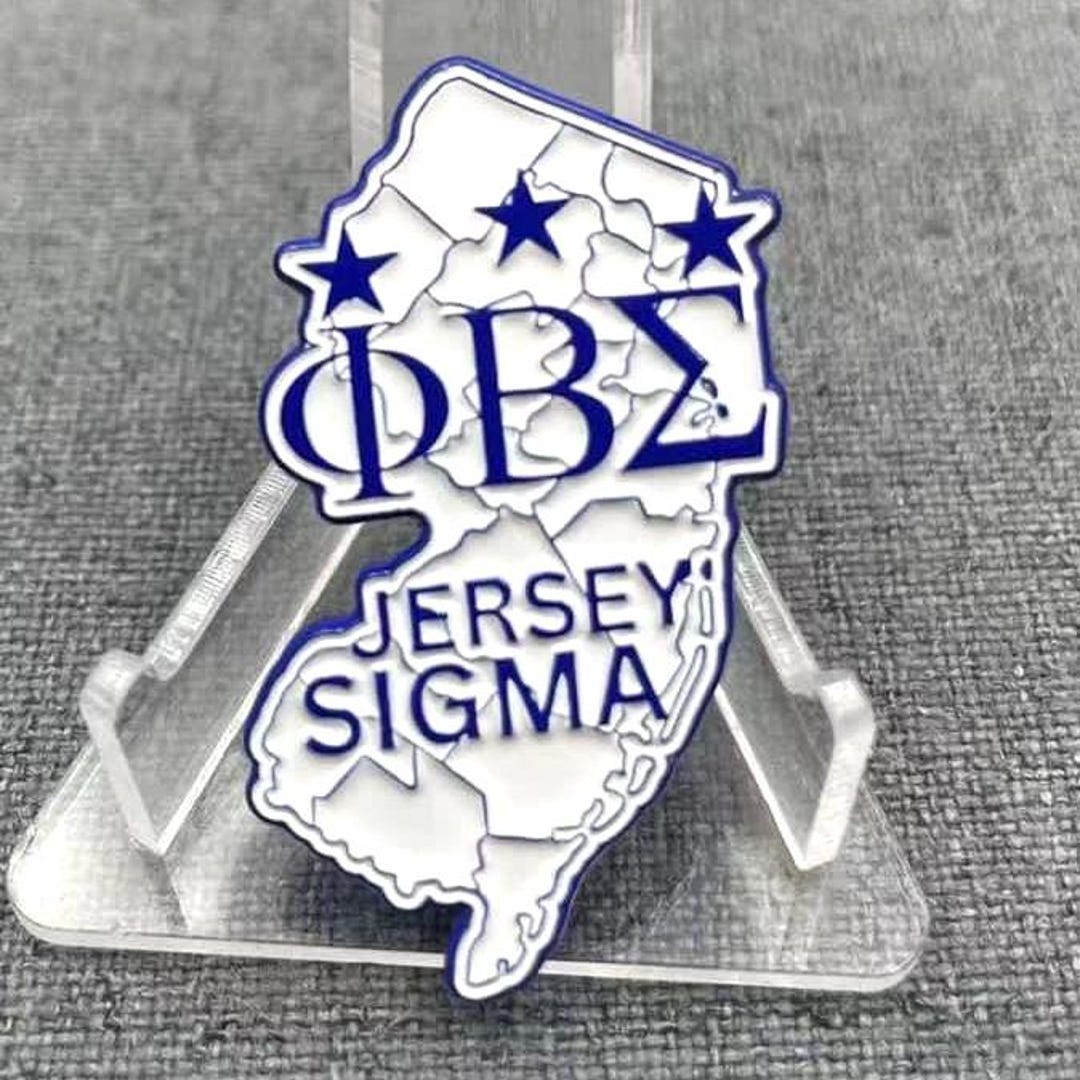 NEW JERSEY SIGMA Lapel Enamel Pin - Etsy