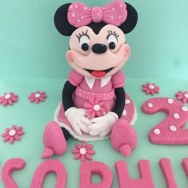 Minnie Mouse Topper - Etsy UK