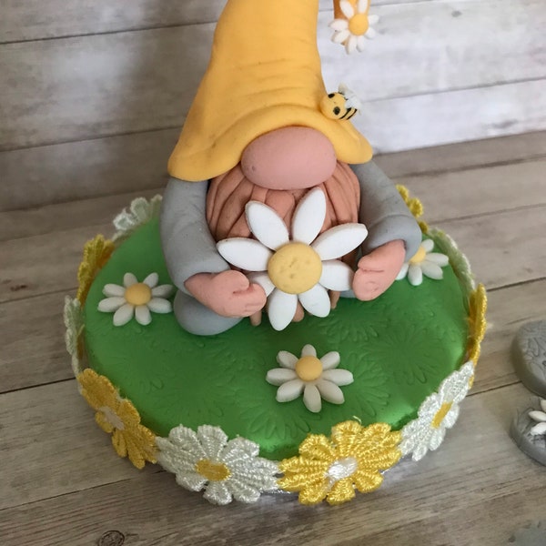 Gnome Cake Toppers - Etsy