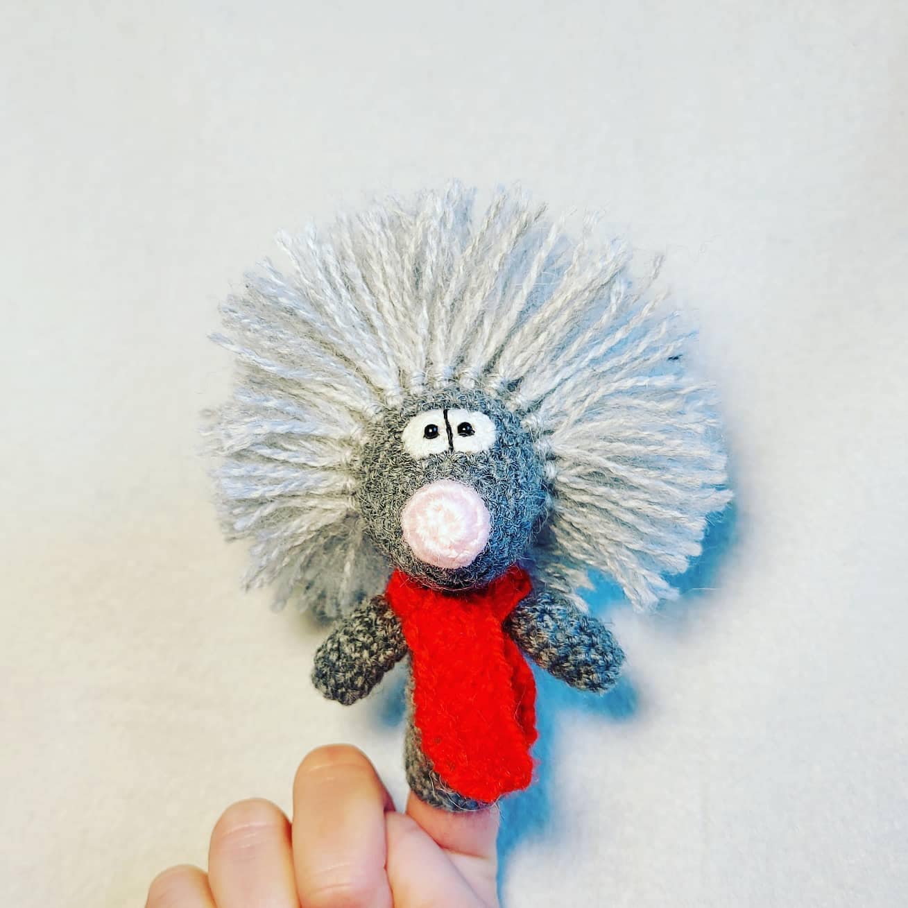 Finger puppet hedgehog | Etsy