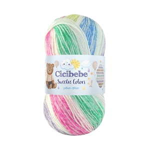 Cicibebe Sweetie Color Double Knitting Baby Yarn 100g-anti Pilling ...