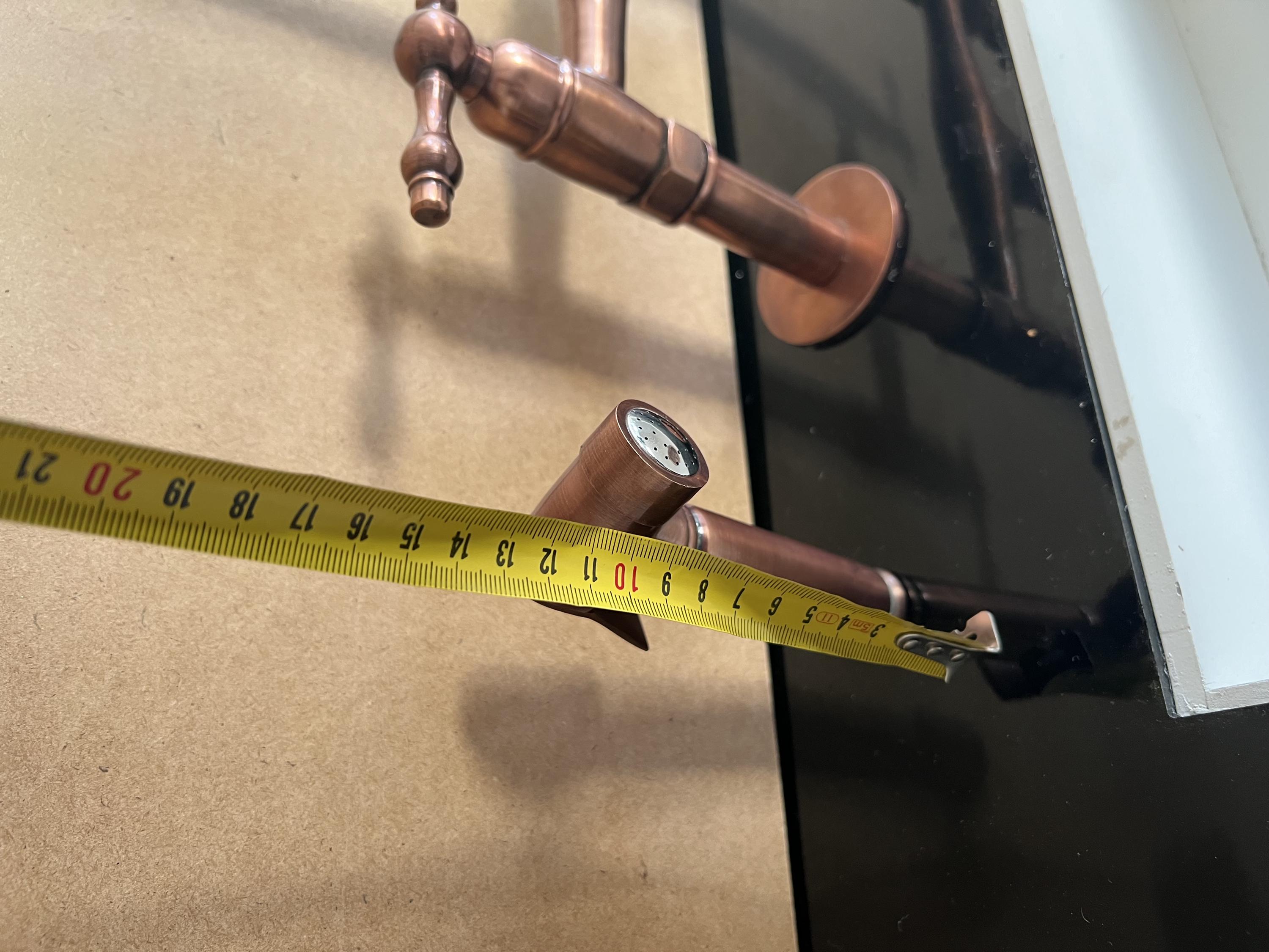 Antique Copper Kitchen Bridge Faucet - Copper Bridge Faucet, Copper ...