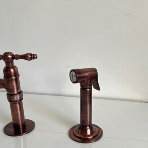 Unlacquered Brass Kitchen Faucet With Linear Legs - Brass Kitchen ...