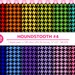 100 Colors Digital Papers: Houndstooth #4, Houndstooth Paper, Black ...