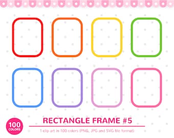 Rounded Rectangle Frame Svg - Etsy