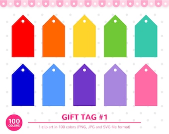 Clip Art Gift Tag | Etsy