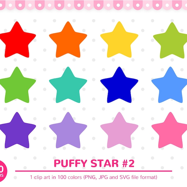 Kawaii Star Clipart, Cute Stars Clip Art, Galaxy Happy Funny Face Emoji ...