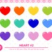 100 Colors Clip Art: Push Pin, Push Pin Clipart, Thumb Tack, Office ...