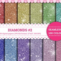Diamonds Glitter Drips Blue Backgrounds Sparkly Gemstones Glittery ...